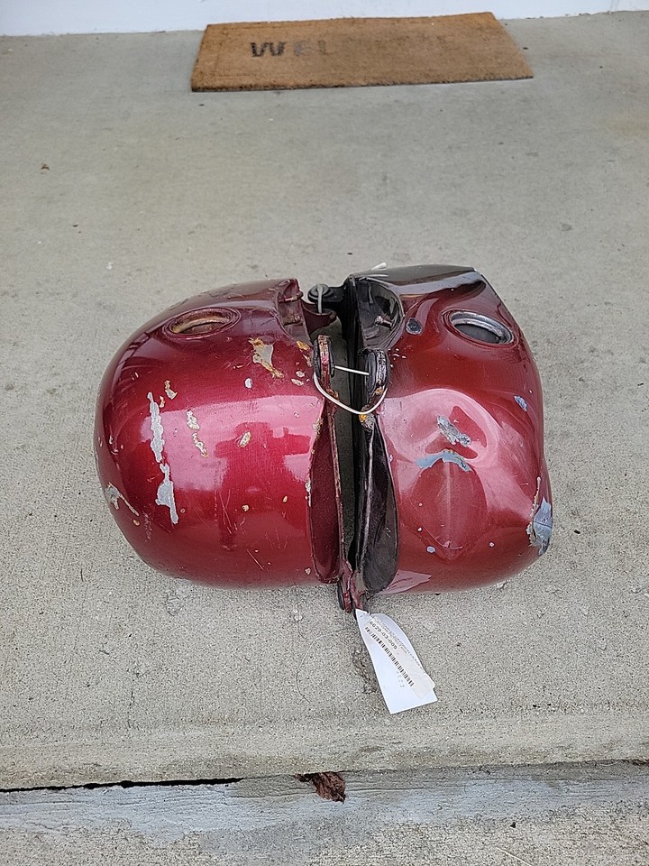 1973 Harley Davidson FX Gas Tanks Fuel Split Tanks AS-IS Dented | eBay