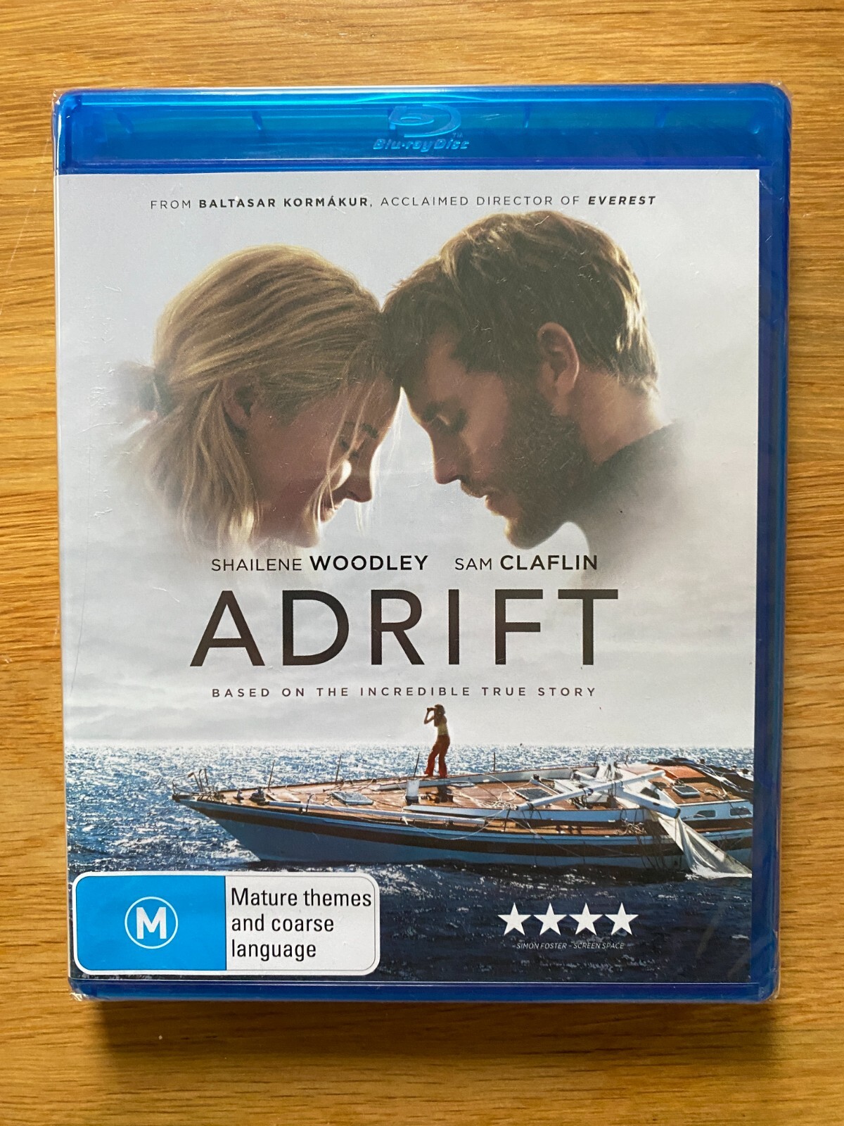 Adrift Blu-ray Region B New & Sealed Shailene Woodley, Sam Claflin ...