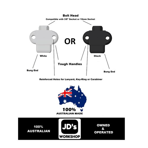 Jerry Can Water Tank Container Bung Plug Drum Drain Tap Opener Opening ...