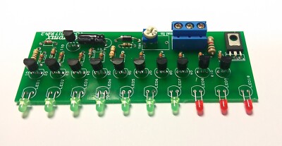 VU LED Audio Power Level Indicator For Power Amplifier. With 3mm Leds ...
