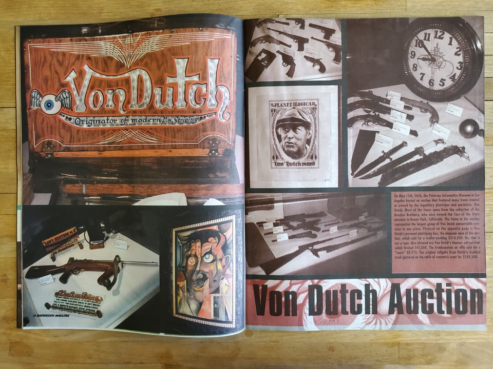 Barracuda Magazine #26 Dayna Delux Bernie Dexter Pin Up Von Dutch ...
