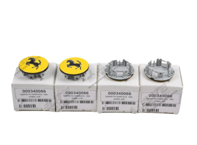 4pcs Genuine Ferrari Wheel Centre Caps fit Ferrari, 340066 | eBay