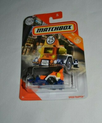 MATCHBOX 2020 MBX CITY - SPEED TRAPPER ORANGE AND BLUE | eBay