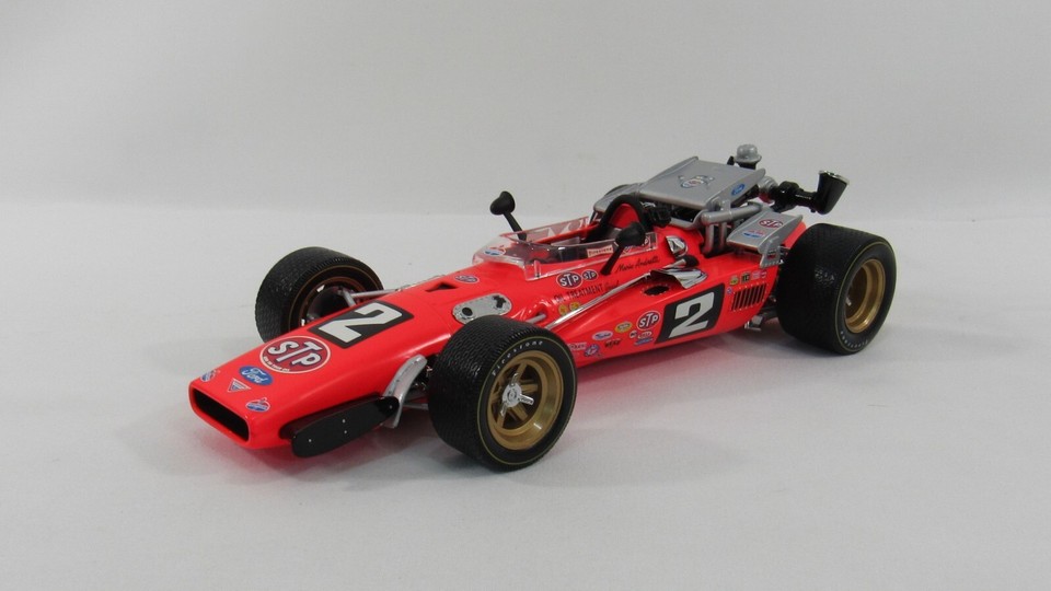 Mario Andretti ERTL Diecast #2 STP Brawner Hawk Ford 1969 Indy 500 ...