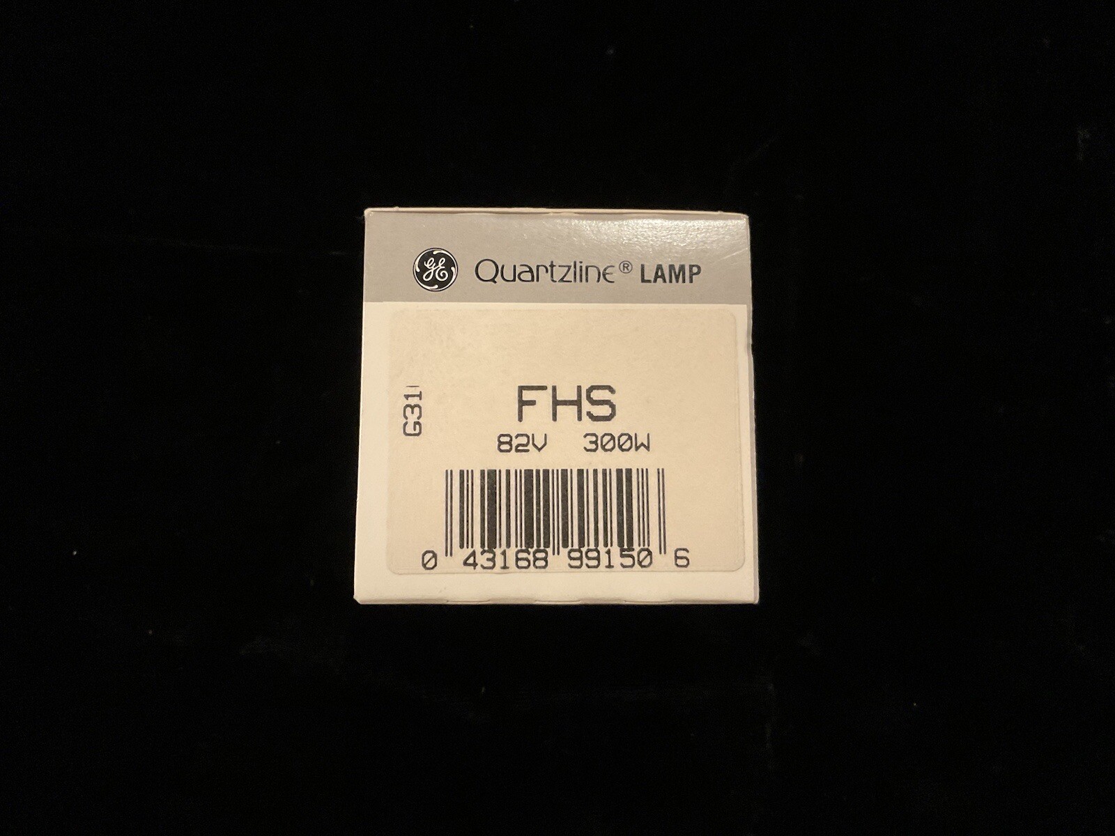 GE Quartzline Projection Lamp FHS 300W 82V - NEW | eBay