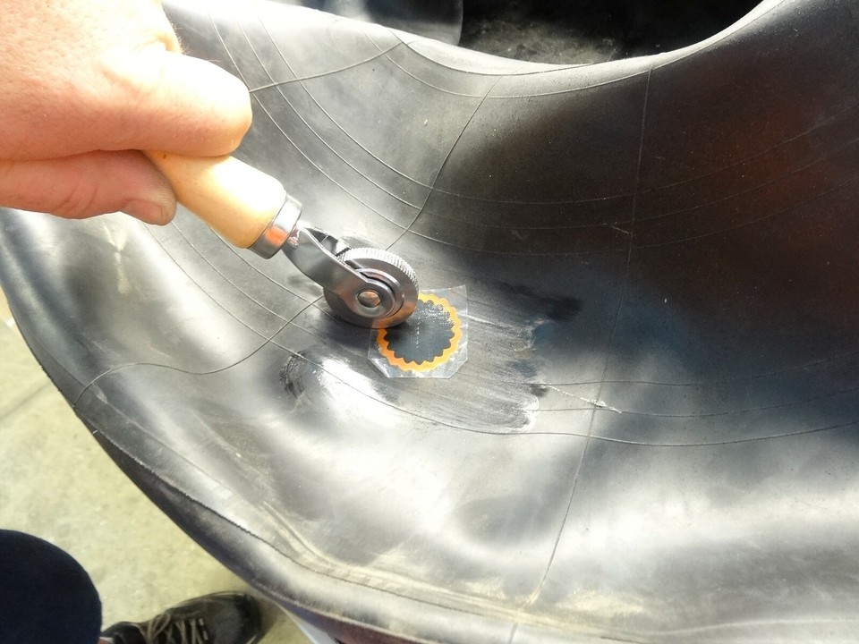 Wood Handled Patch Stitching Tool Stitcher Roller for Tire Tube Patches ...