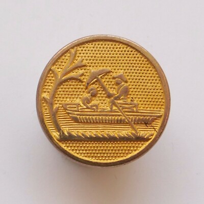 Button Antique - Chinoiserie - T. W. & W 19th - 20 MM - Paris Back ...