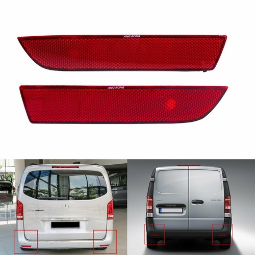 2x New Rear Bumper Reflector Fit Mercedes-Benz W447 Vito Tourer ...