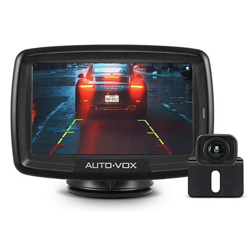 AUTO-VOX CS-2 Wireless Rear View Backup Camera + 4.3'' Monitor For ...