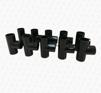 Pack of 10 Overflow Condense Pipe 21.5mm Equal Tees Black Boiler ...