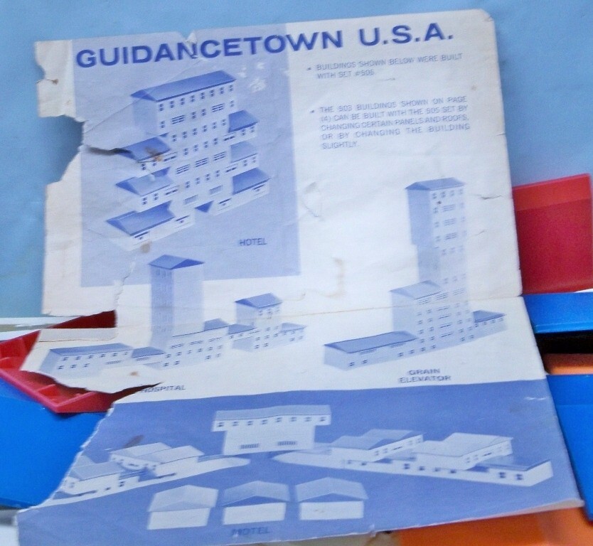 Guidancetown USA Vintage Building Set 1963 Huge Lot Structures and ...