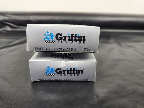 2ea Griffin 4520 KM84 Radiator Cap Aluminum Silver Anodized Hexagon 17 ...