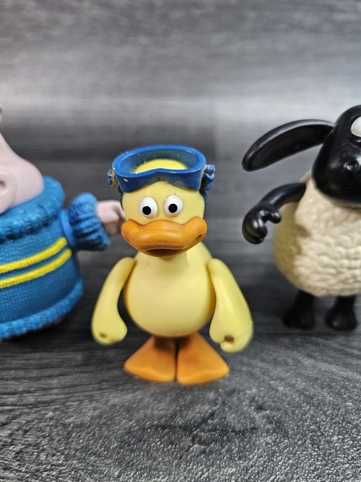 4 x CBeebies Aardman Timmy Time Figures Bundle - Timmy, Yabba, Paxton ...