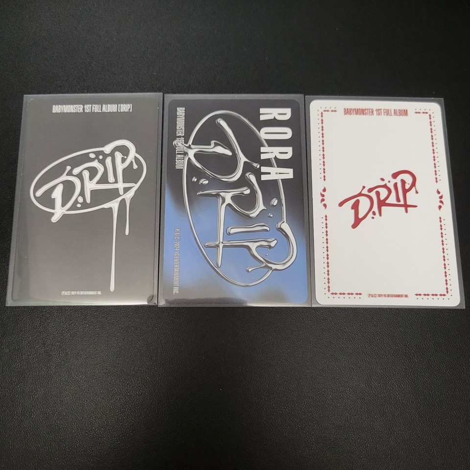 BabyMonster Drip Rora OFFICIAL Photocard Excellent Condition SET | eBay