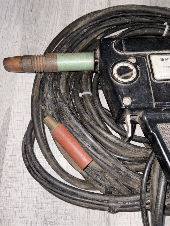 Miller Spoolmatic 1 , 200 Amp, 30ft Cables, | eBay