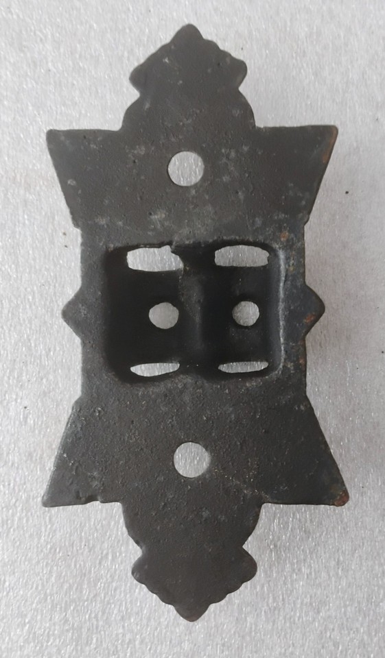 5" LONG LARGE BLACK CAST IRON DOUBLE WALL BRACKET LAMP HINGE NEW | eBay UK