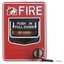Wired Call Point Fire Reset Push In Pull Down Emergency Alarm Station ...