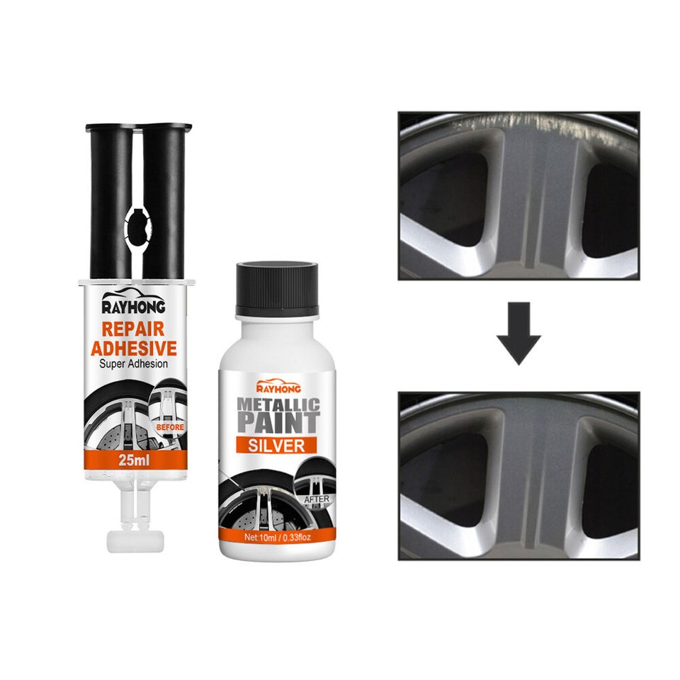 Alloy Wheel Scratch Repair Kit Waterproof Scratch Repair Remover Agent ...