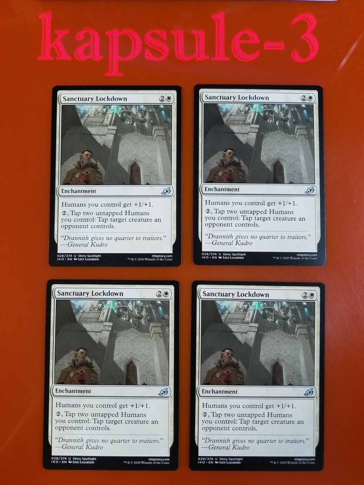 4x Sanctuary Lockdown | Ikoria Lair of Behemoths | MTG Magic Cards | eBay