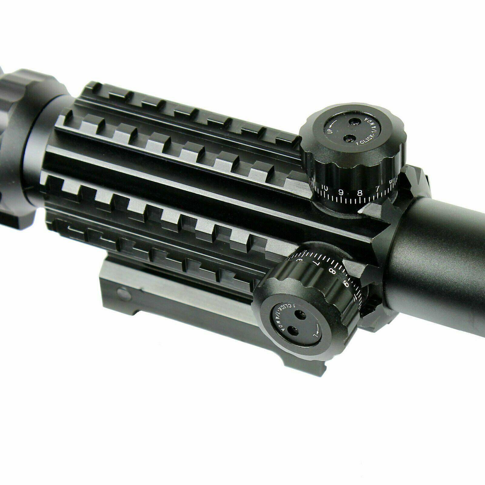 4-12X50 EG Rifle Scope with Holographic 4 Reticle Sight & Red Laser JG8 ...