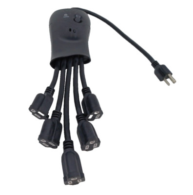 Power Sentry 5 Outlet Squid Surge Protector Relocatable Power Tap | eBay