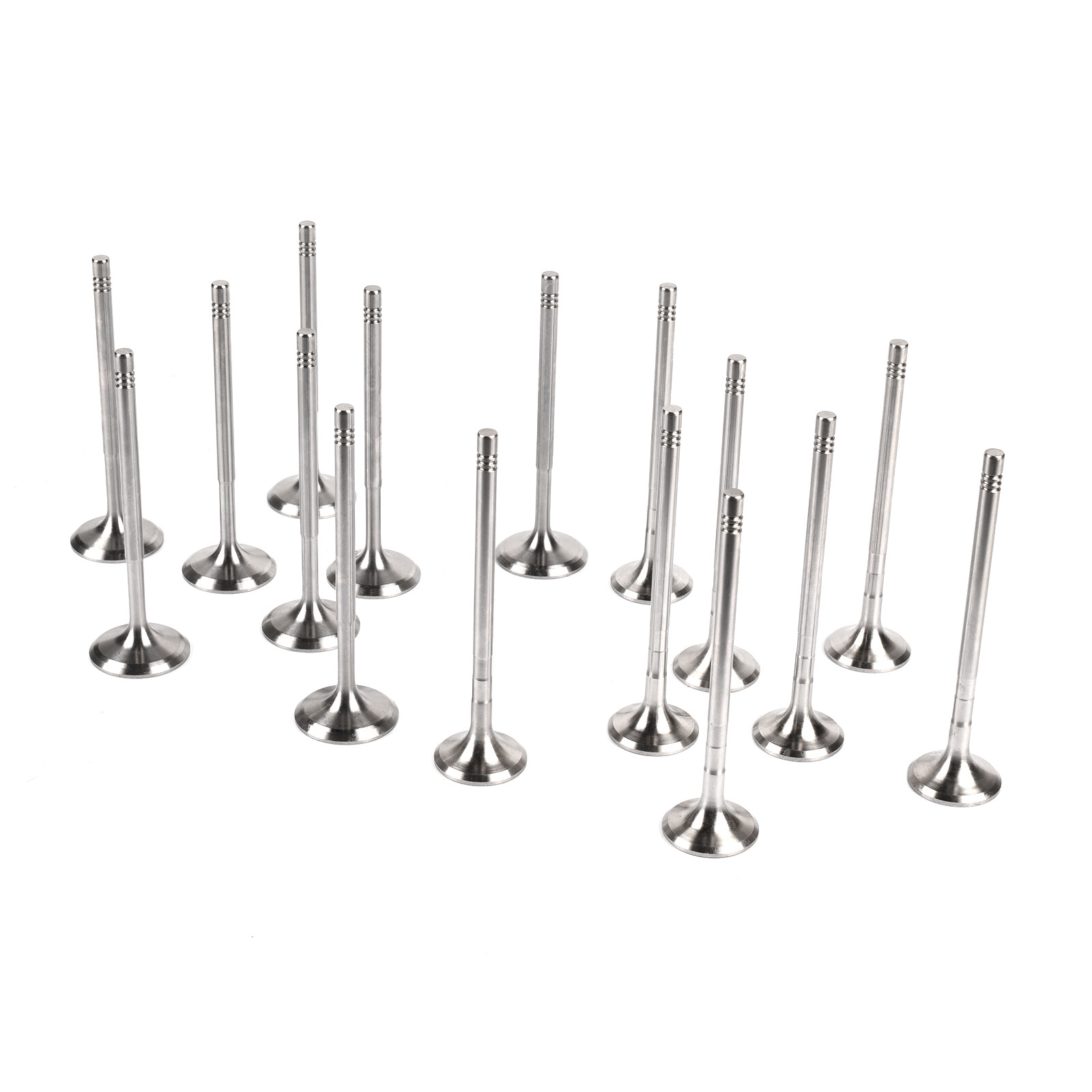 8x Intake + 8x Exhaust Valves for Mercedes M271 W204 W212 A207 180 200 ...