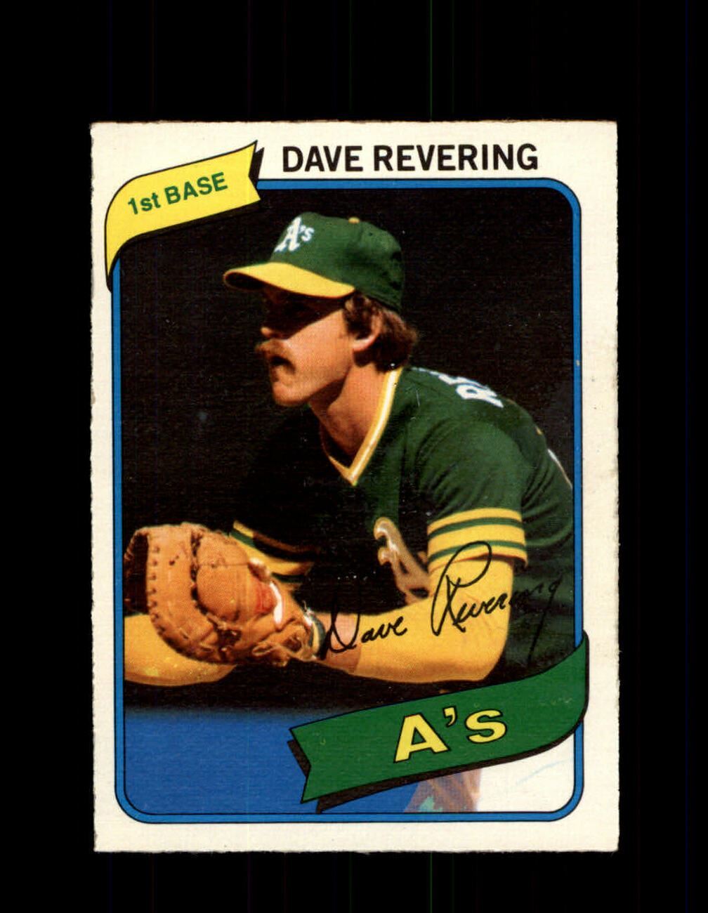 1980 DAVE REVERING OPC #227 O-PEE-CHEE ATHLETICS *G4885 | eBay