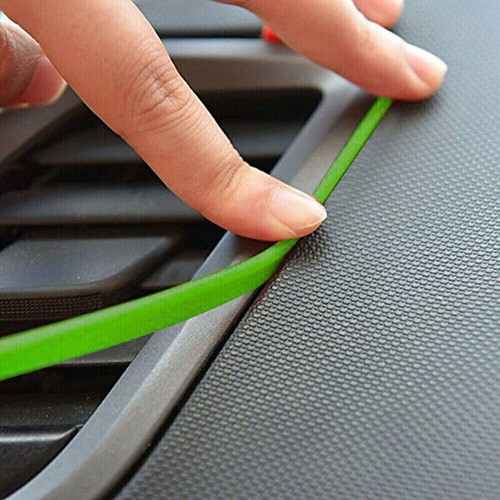5m Car Door Panel Edge Gap Strip Cover Trims Decor Auto Accessories ...