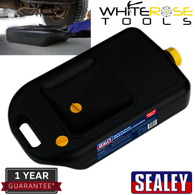 Sealey Oil/Fluid Drain & Recycle Container 10L Antifreeze Rigid ...