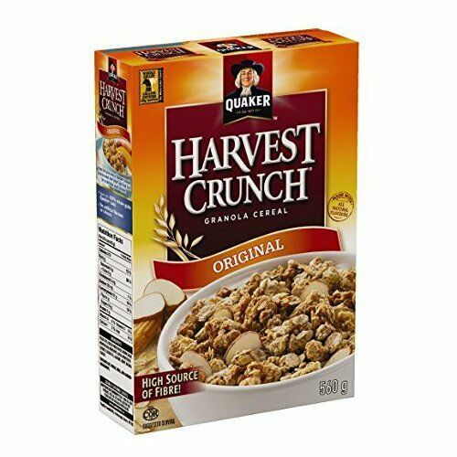 Quaker Harvest Crunch Original Blend 560g/19.75oz Imported From Canada ...
