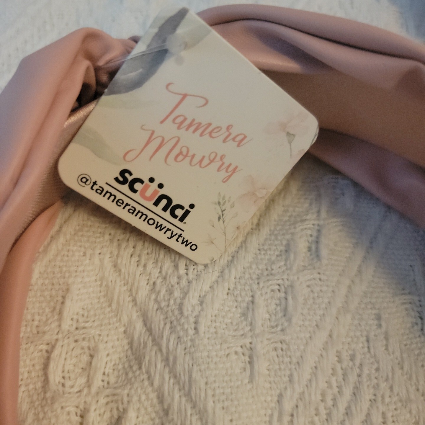 Scunci X Tamera Mowry Pink Faux Leather Headband Lot Of 5 Bridesmaids ...