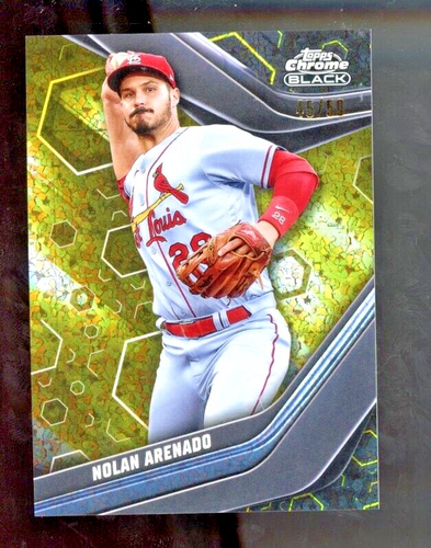 2023 Topps Chrome Black Gold Mini Diamonds Refractor Nolan Arenado /50 ...