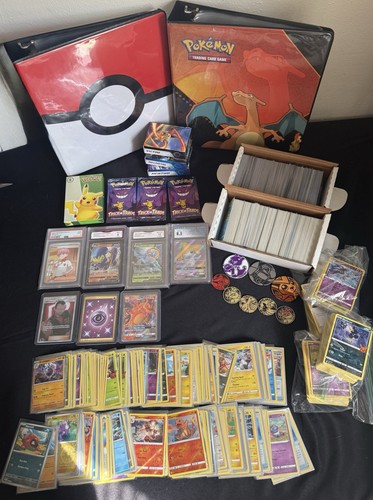 Nintendo Pokemon TCG Card Lot Instant Collection Graded Full Art Rare ...