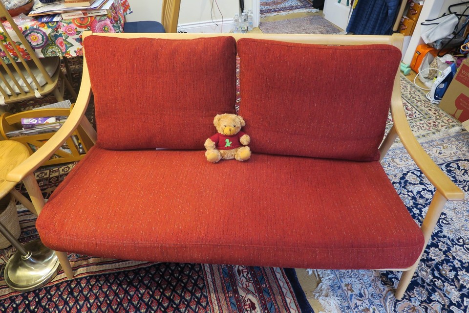 Ercol Marino Sofa. Solid Ash. Matt Finish. Cover in E630 | eBay UK