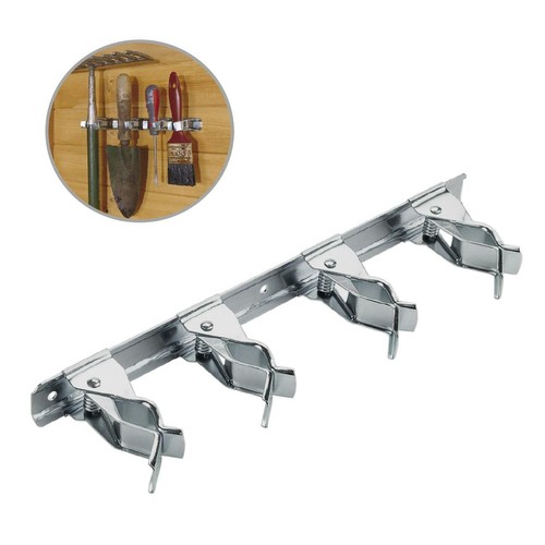 Adjustable Spring Loaded 28cm Tool Clip Bar Storage for Garden and Work ...