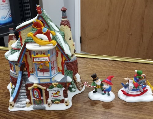 VINTAGE DEPT 56 NORTH POLE Bjorn Turoc Rocking Horse Maker (56775) | eBay