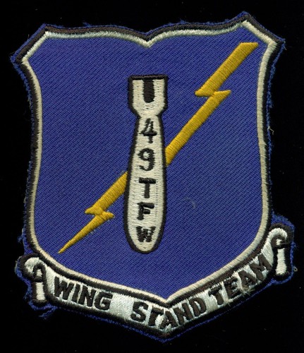 USAF 49th Tactical Fighter Wing Wing Stand Team Patch S-3 | eBay
