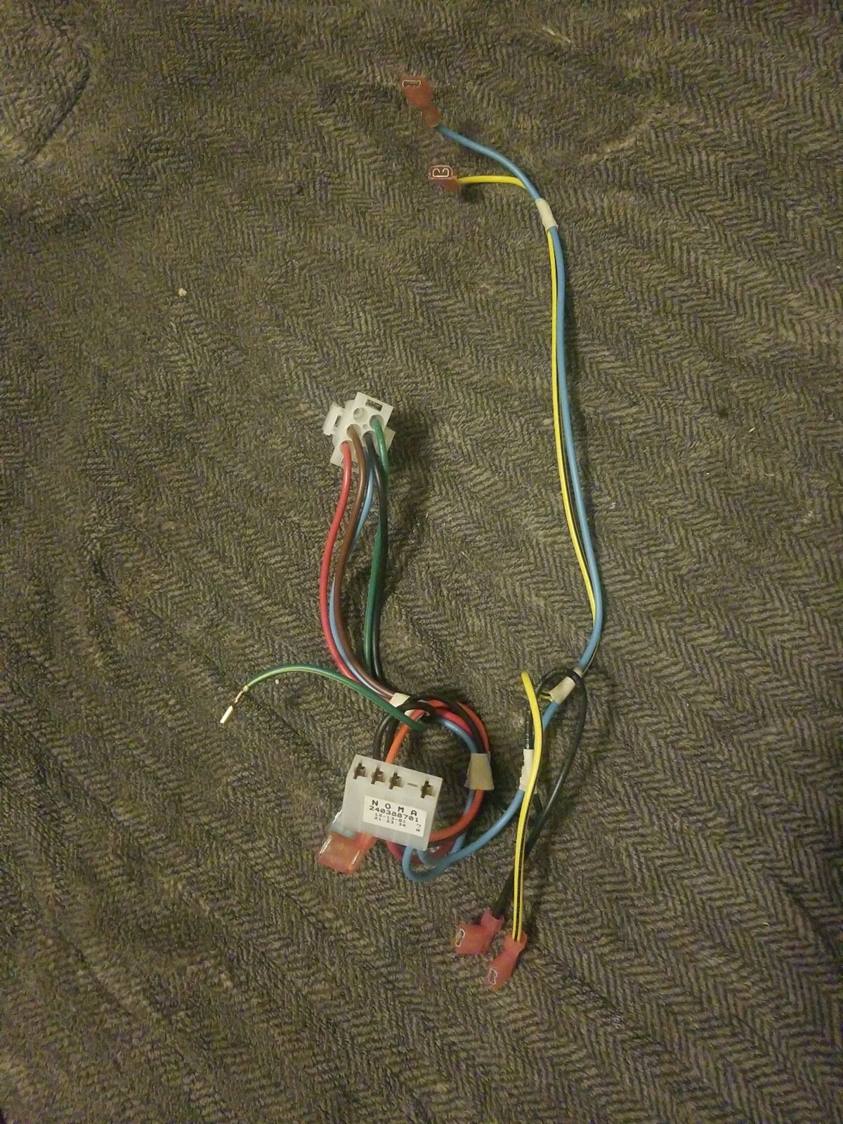 OEM / Factory Original Whirlpool Refrigerator Wiring Harness 240388701 ...