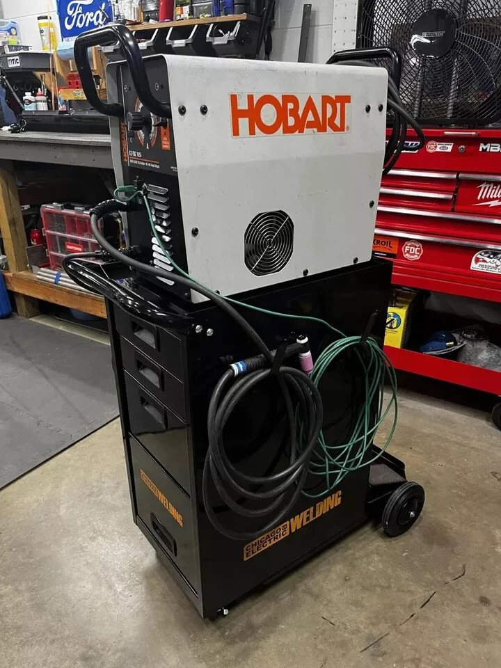 Welding Cart Welder Storage Cabinet 350 LBS Heavy Duty With 360° Swivel ...