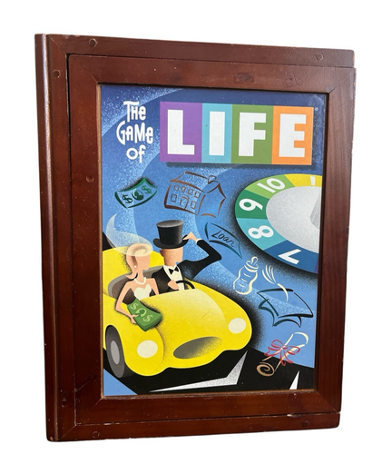 The Game of Life: Vintage Game Collection Wooden Box Book Shelf ...