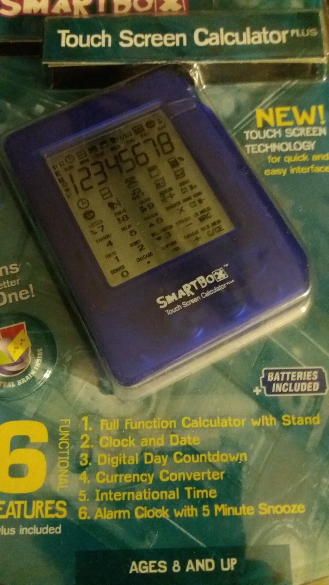 Touch Calculator Solar Powed Touch Screen Transparent Calculator