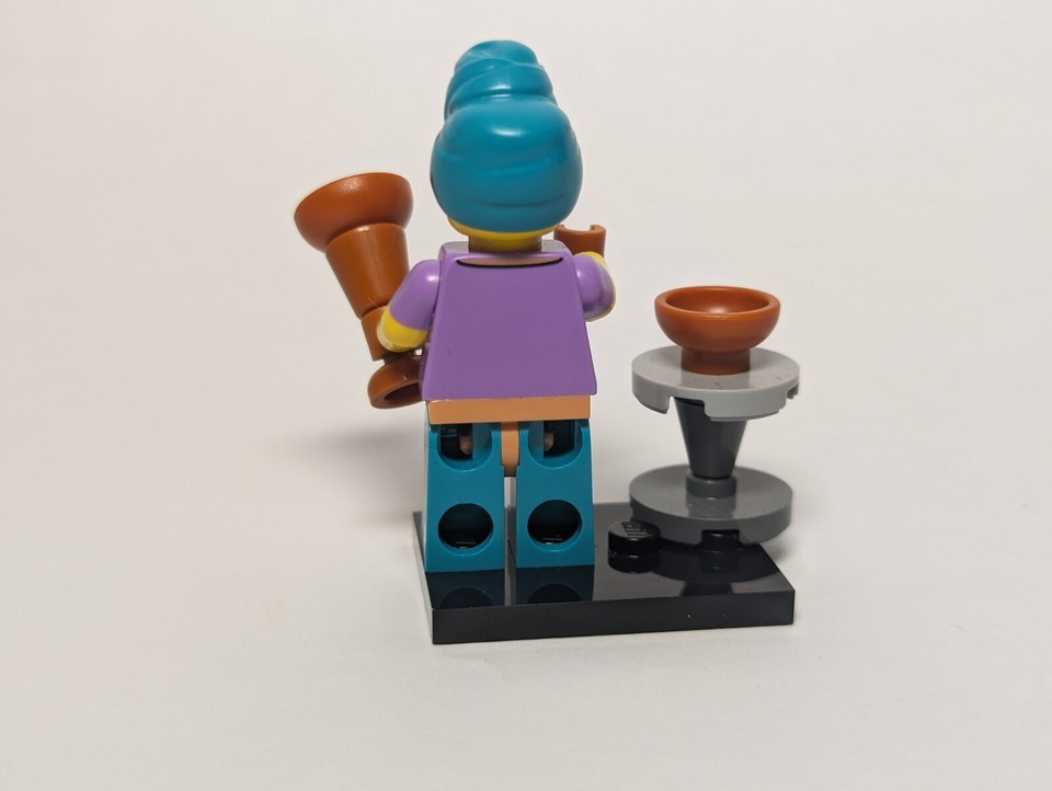 Lego Series 24 Potter Ceramics Clay Artist Pottery Wheel Bowl Art Kiln ...
