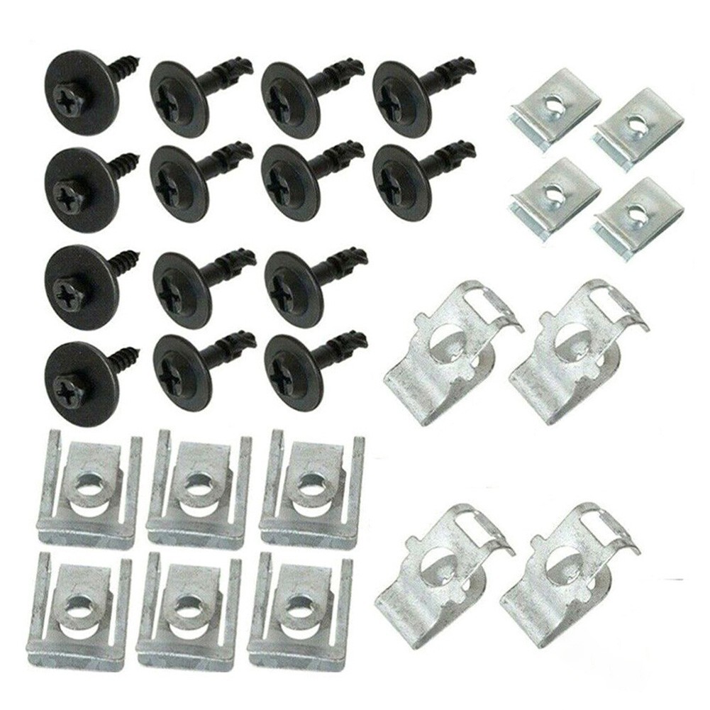 28PCS Undertray Clips Engine Fitting Kits For A4 B8 A5 8T Replacement ...