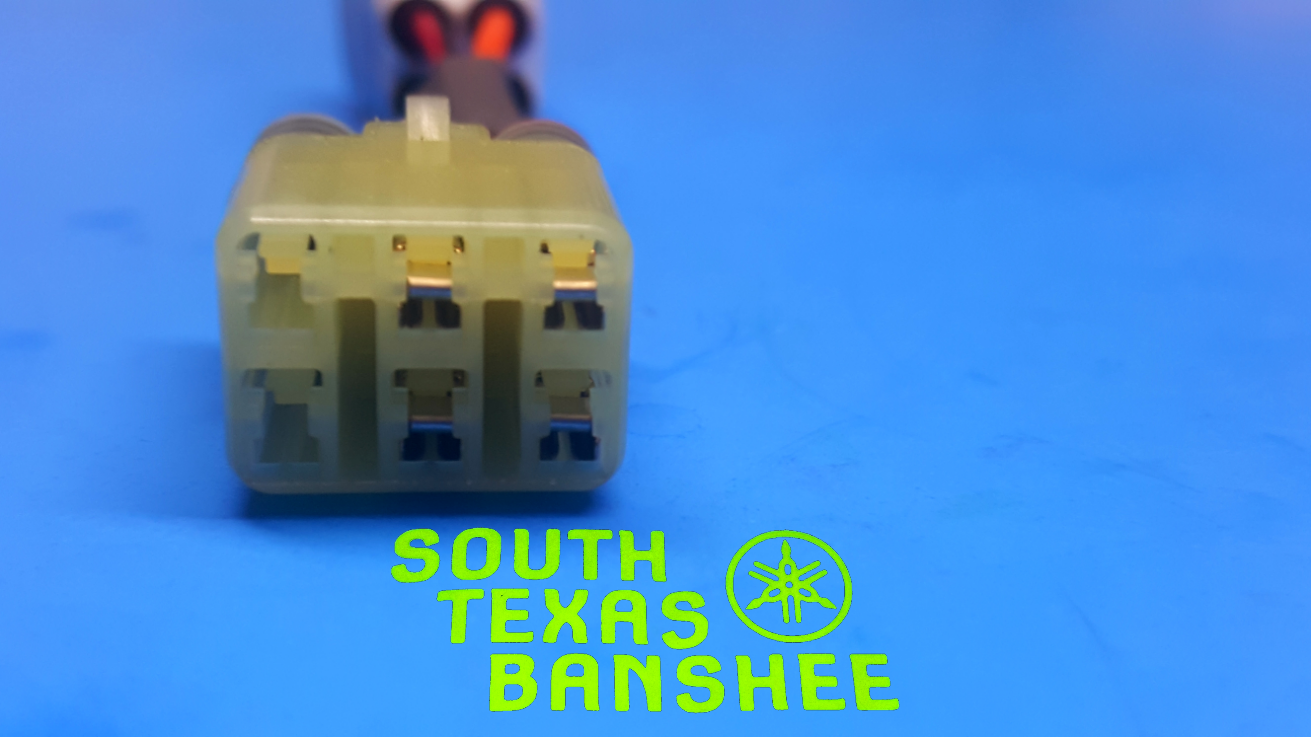 Yamaha banshee CDI adapter square plug harness to clear plug CDI | eBay