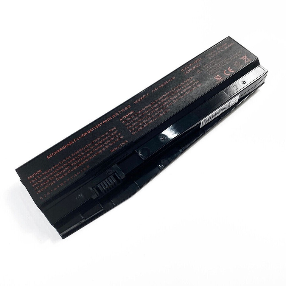 Laptop Battery for Sager NP5855(N855HJ) NP5850(N850HC) NP5852(N850HL ...