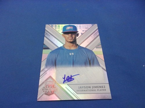 Elite Extra Edition 2018 Autograph Auto Jayson Jimenez | eBay