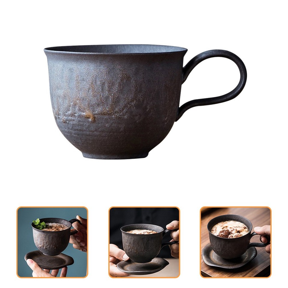 Handheld Ceramic Espresso Cup Reusable Coffee Mug | eBay Australia