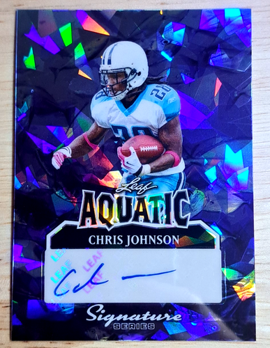 2025 Leaf Signature Series - Chris Johnson - Aquatic Auto - #1/1 ...