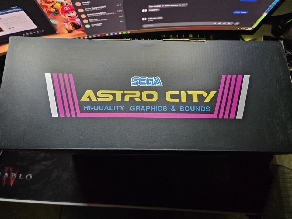 Sega Astro City Mini Arcade Stick Controller With Original Box US ...