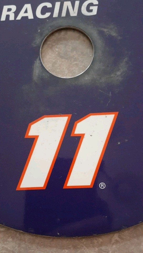 Denny Hamlin Race Used Lugnut Wheel Cover Metal Nascar Joe Gibbs Racing ...